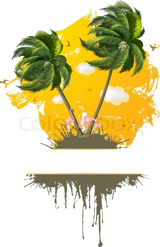 Holiday Caribbean Illustration ... | Stock vector | Colourbox