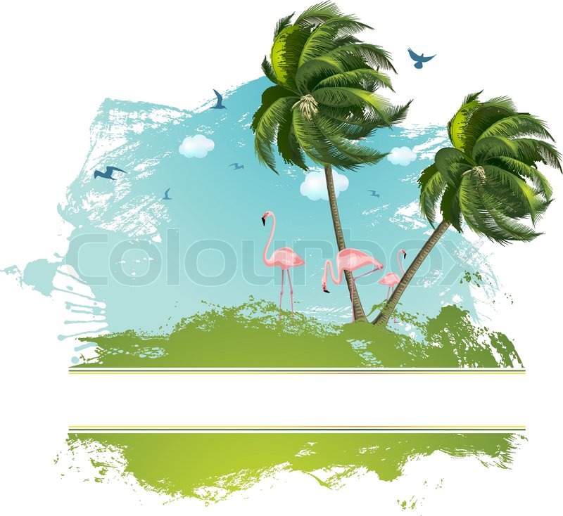 Holiday Caribbean Illustration ... | Stock vector | Colourbox