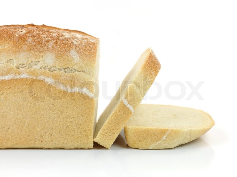 Ein Laib Brot vor einem weißen ... | Stock Bild | Colourbox