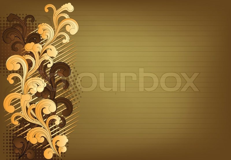 Beautiful Retro Style Swirl Texture Stock Vector Colourbox
