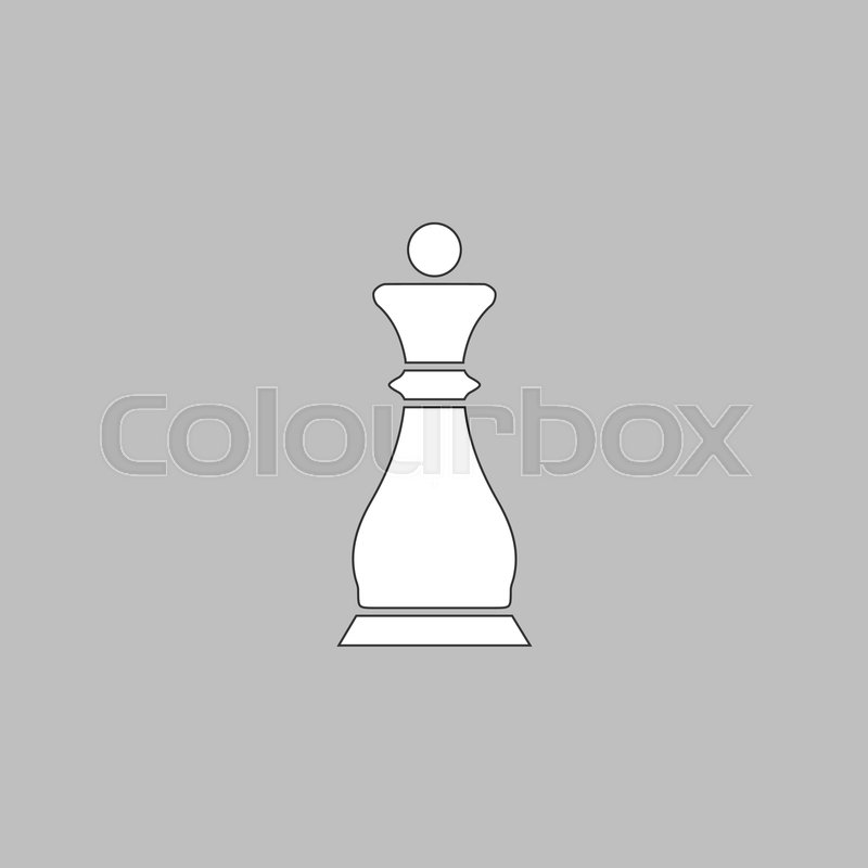 Chess Queen Outline
