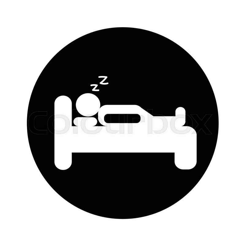Sleep icon illustration design | Stock vector | Colourbox