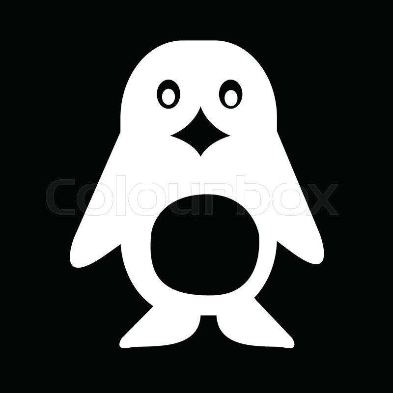 Pinguin icon illustration design | Stock vector | Colourbox