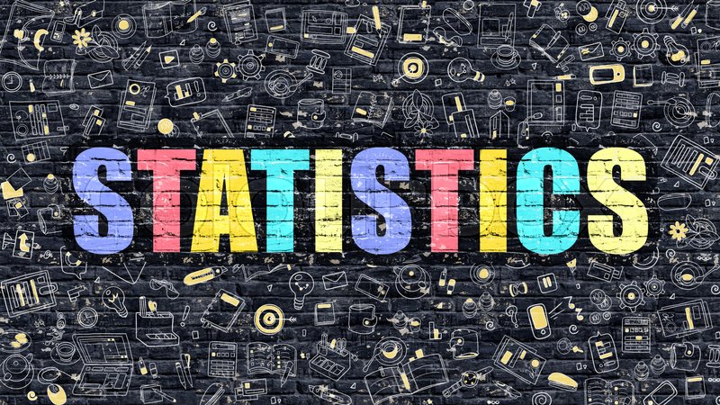 Statistics Concept. Statistics Drawn on ... | Stock image | Colourbox