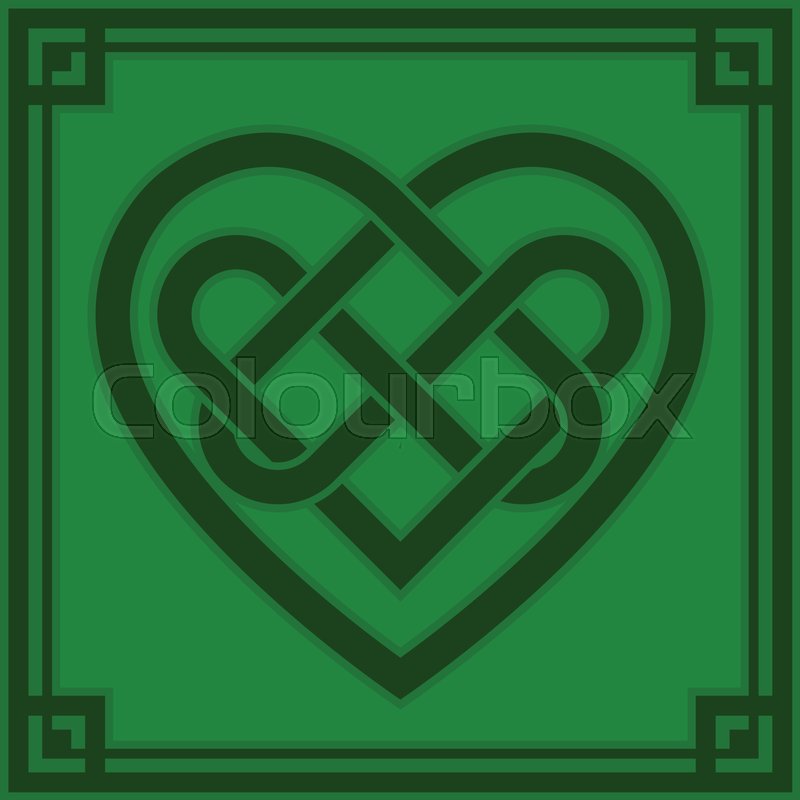 Celtic Knot Heart Vector