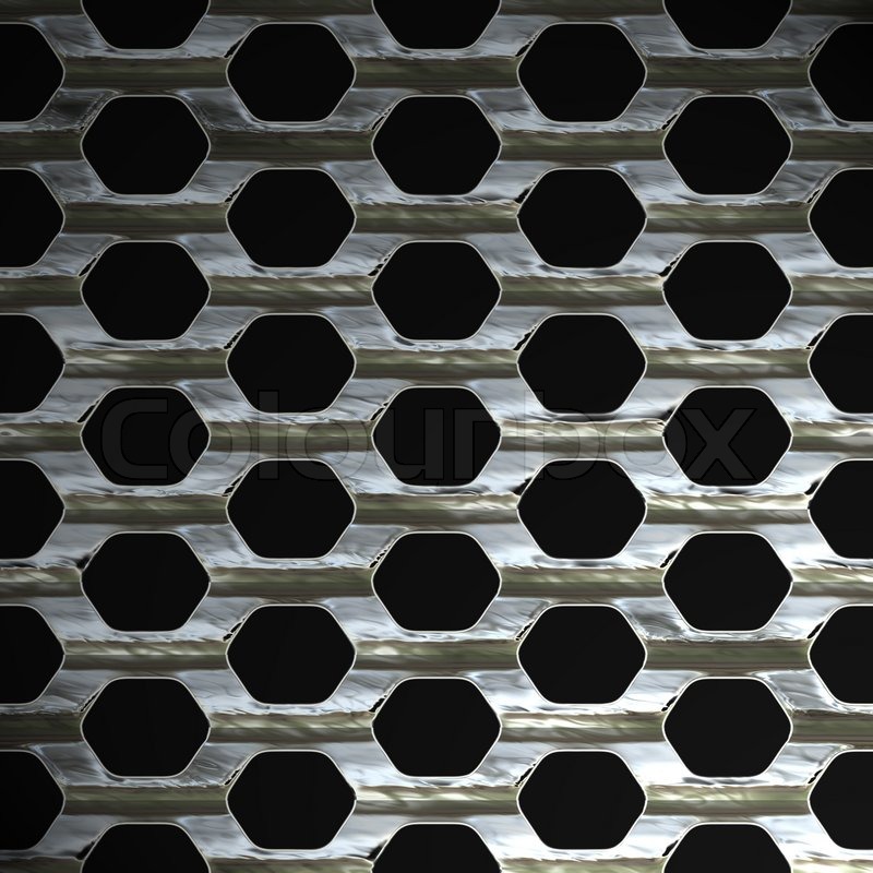 A steel wire mesh background with ... | Stock image | Colourbox