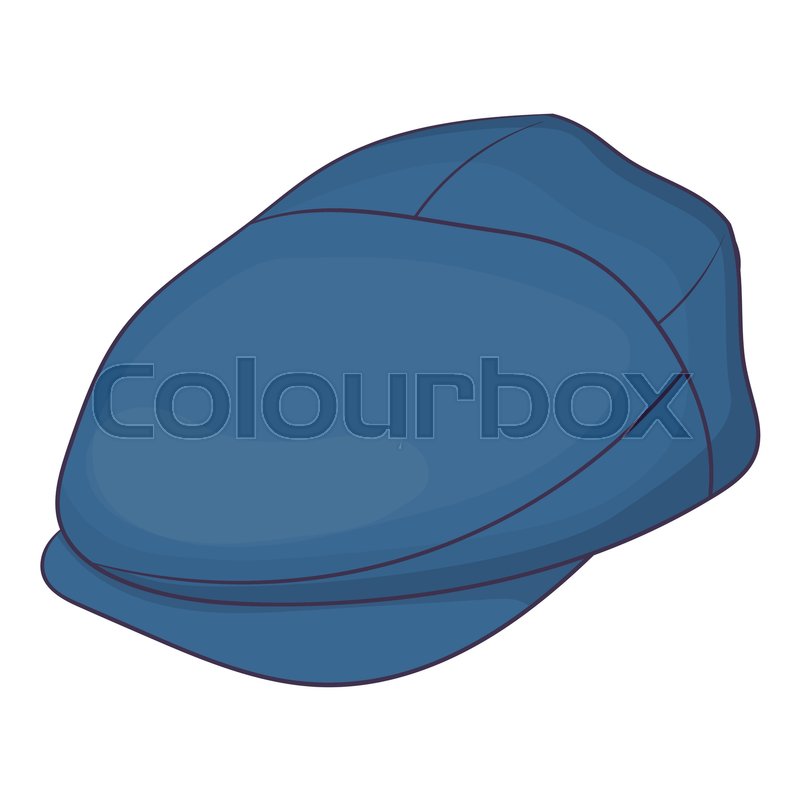 Cap driver icon in cartoon style ... | Stock vector | Colourbox