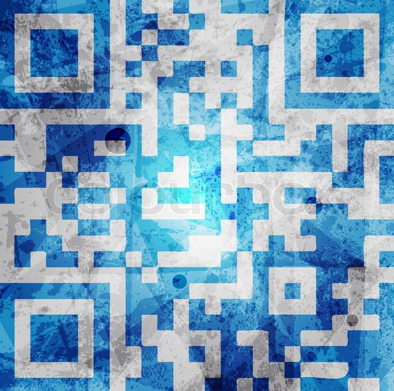 Qr code background | Stock vector | Colourbox
