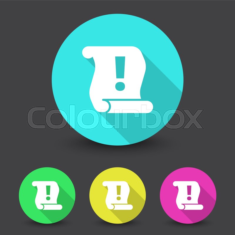 White Important Information icon in ... | Stock vector | Colourbox