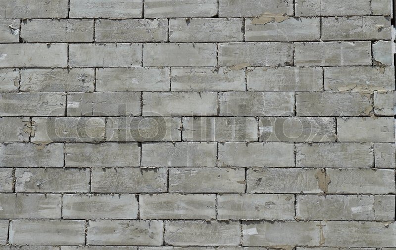 A wall of textured gray construction ... | Stock image | Colourbox