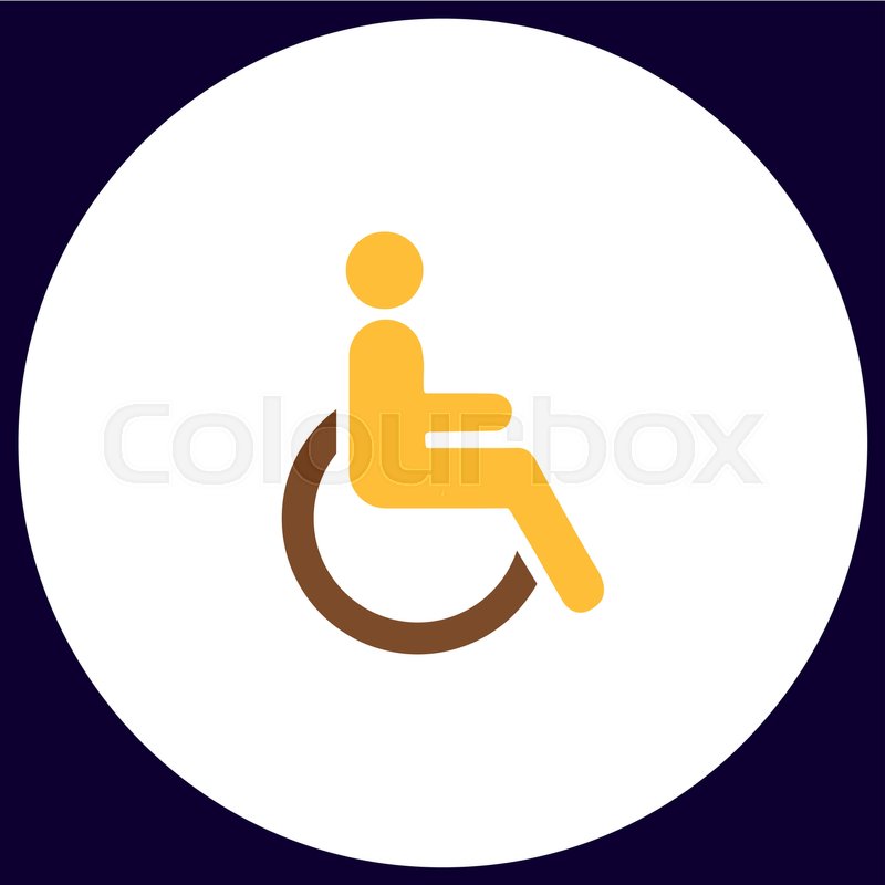 Disabled Simple vector button. ... | Stock vector | Colourbox