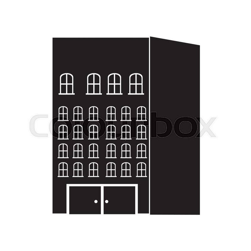 City building pictogram icon image ... | Stock vector | Colourbox
