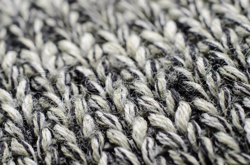 Sweater texture as a background macro | Stock image | Colourbox