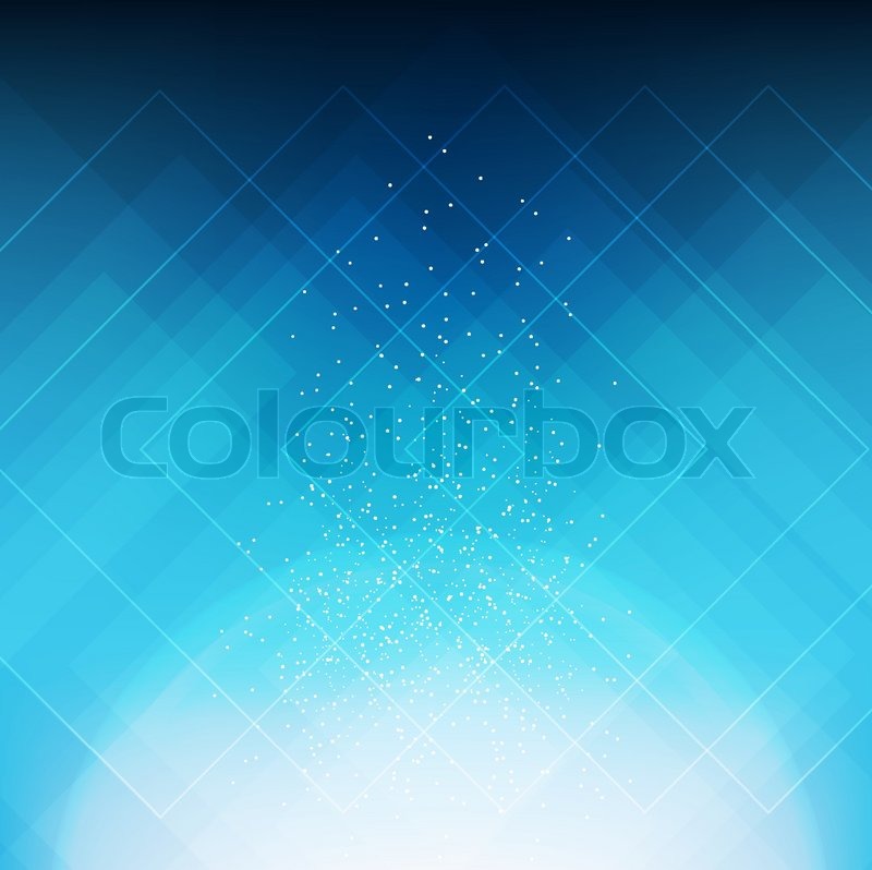 Abstract tech background in orange color | Stock vector | Colourbox
