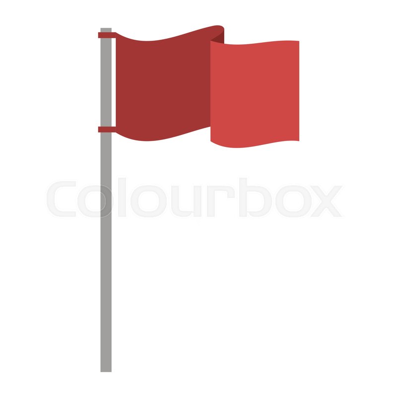 Flag Pole Silhouette