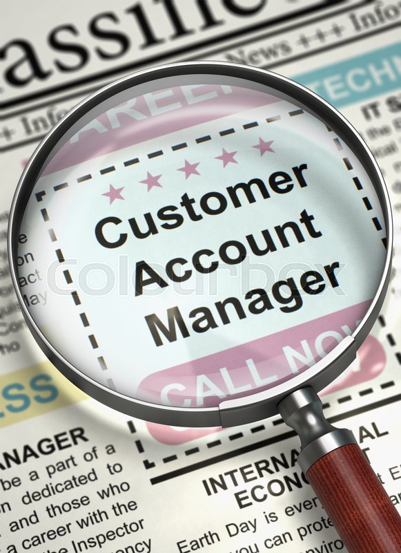 Customer Account Manager - CloseUp View ... | Stock image | Colourbox