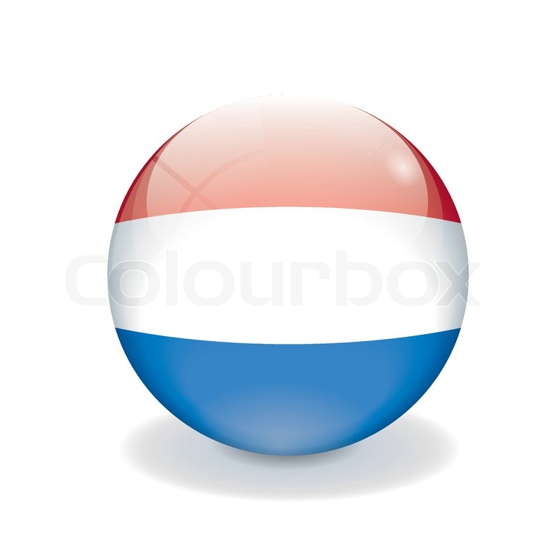 Round vector flag of the Netherlands | Stock vector | Colourbox
