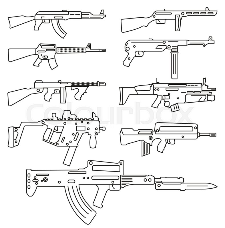 Rifle Outline