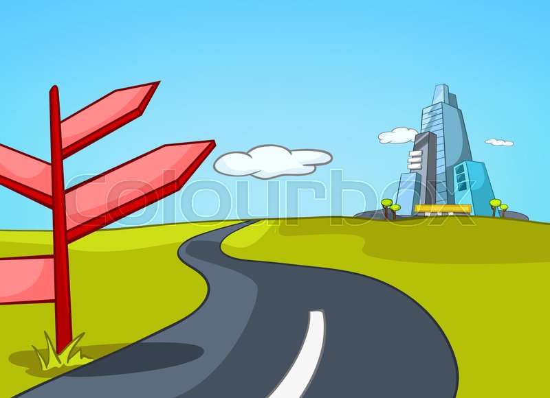 Animated Road Background