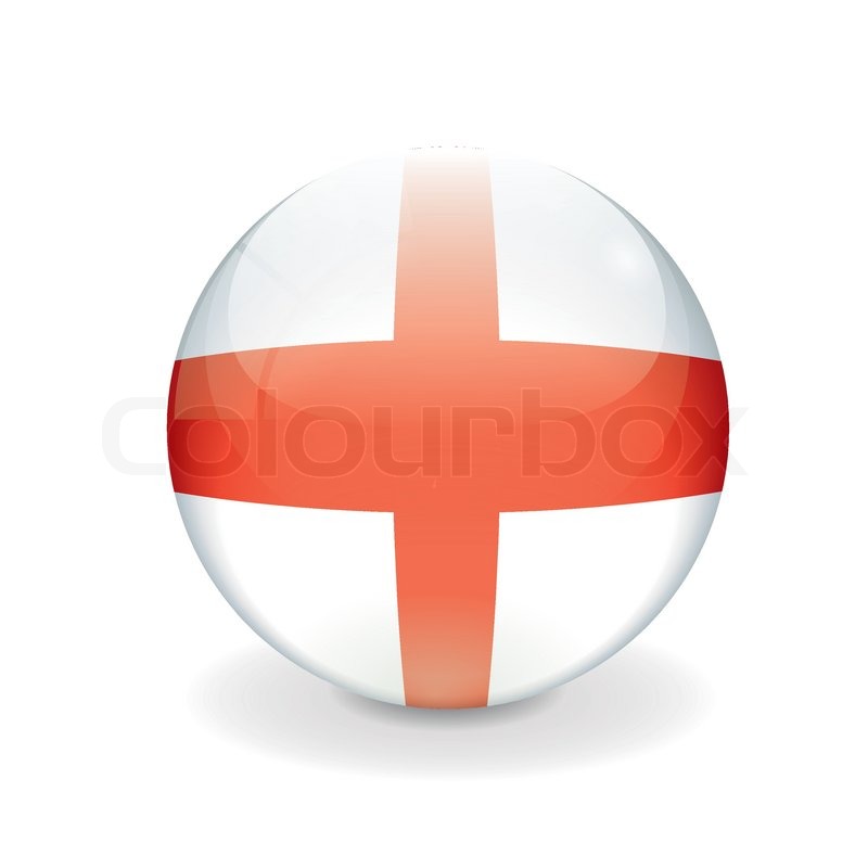 Round English vector flag | Stock vector | Colourbox