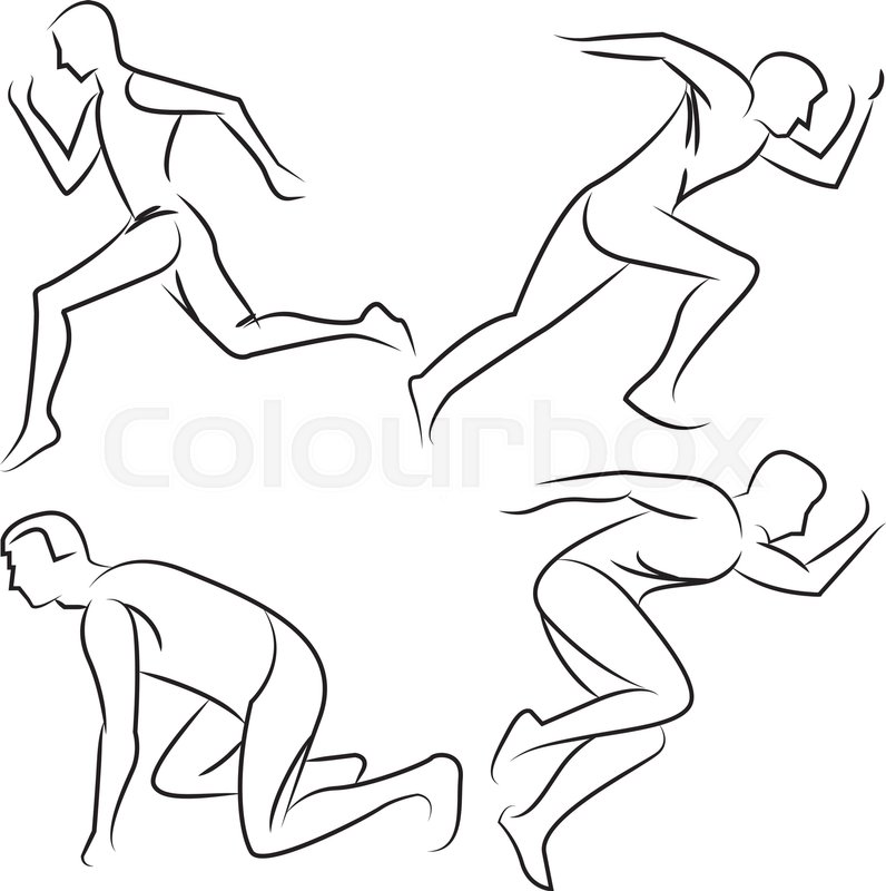 Running | Stock vector | Colourbox