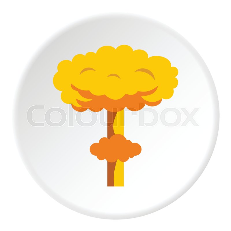 Explosion icon. Flat illustration of ... | Stock vector | Colourbox