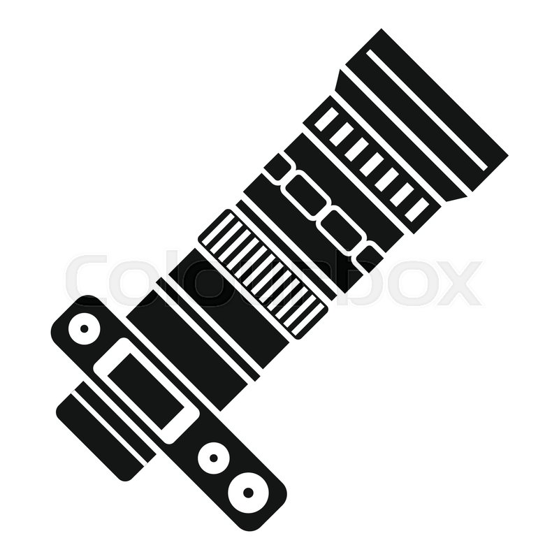 Camera Lens Icon Black And White