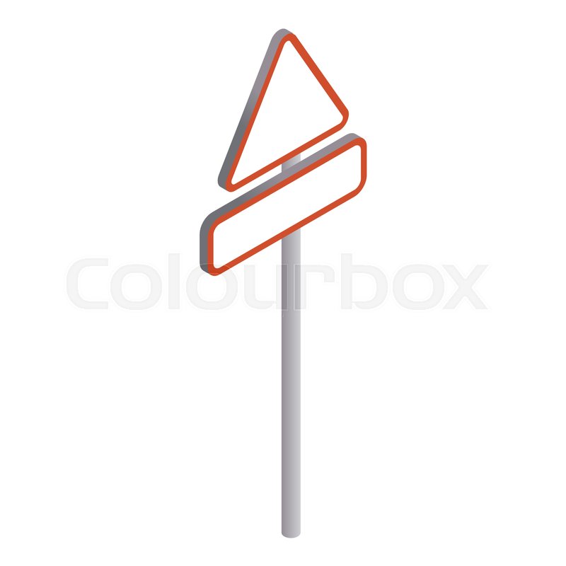 Triangle 3d Sign
