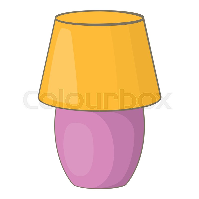 Night lamp icon. Cartoon illustration ... | Stock vector | Colourbox