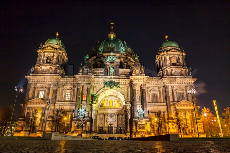 Berlin Cathedral At Night