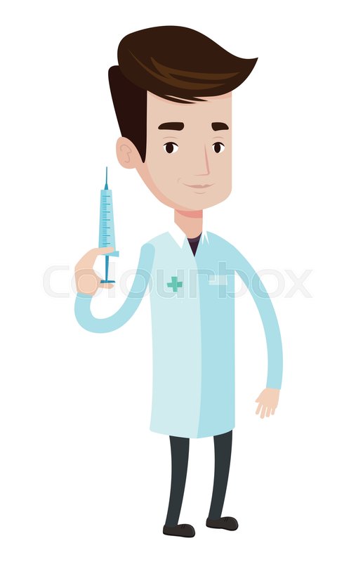Cartoon Doctors With Needles