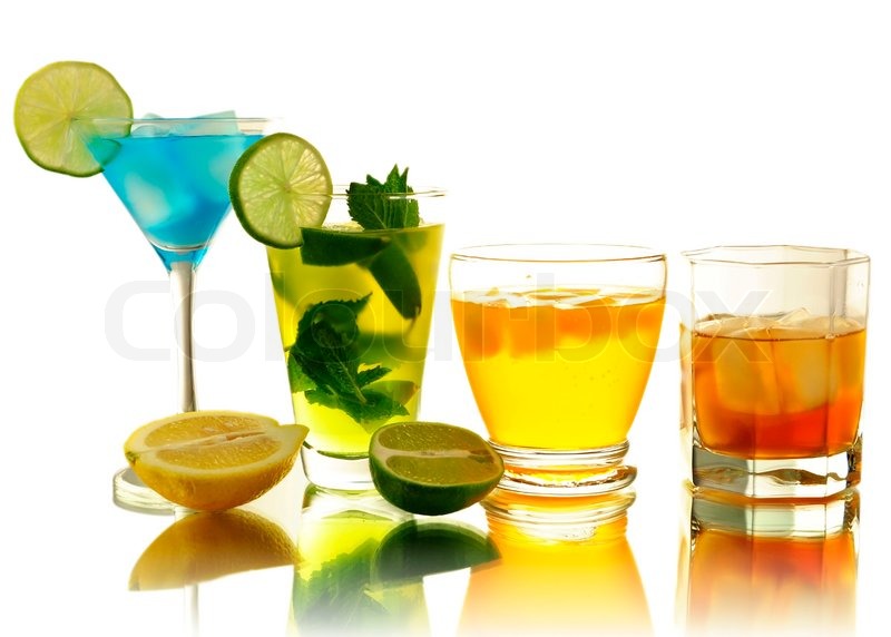 Sortiment von kalten Getränken | Stock Bild | Colourbox