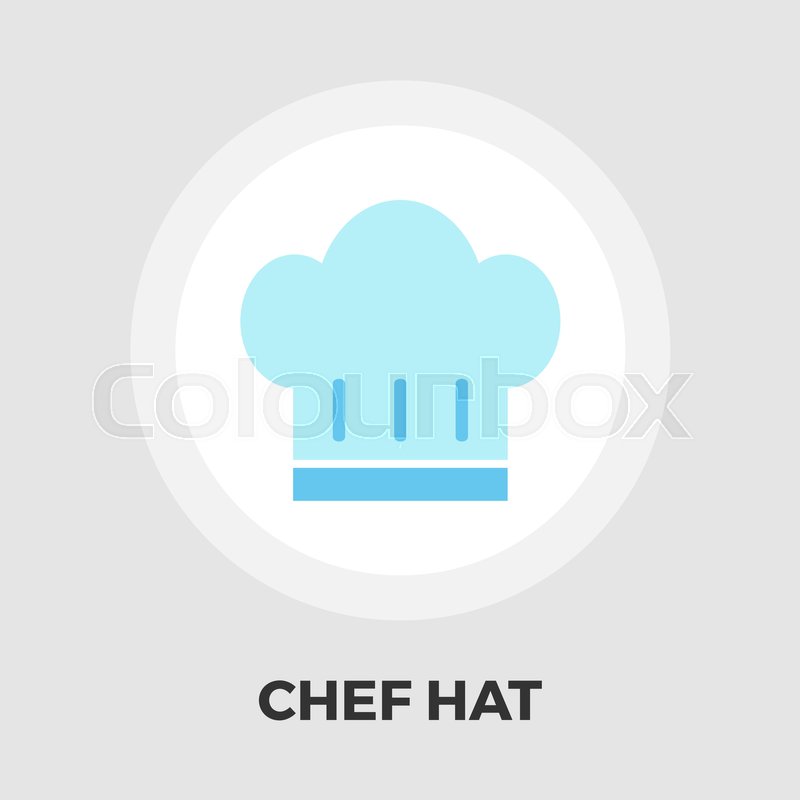 Chef Hat Icon Flat