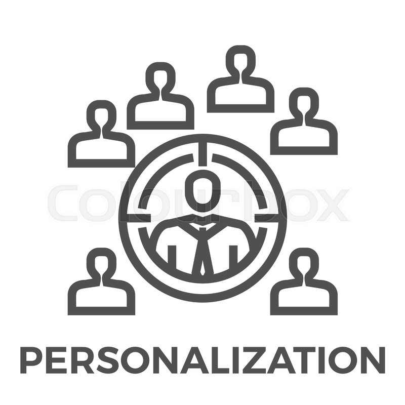 Personalization Thin Line Vector Icon ... | Stock Vector | Colourbox