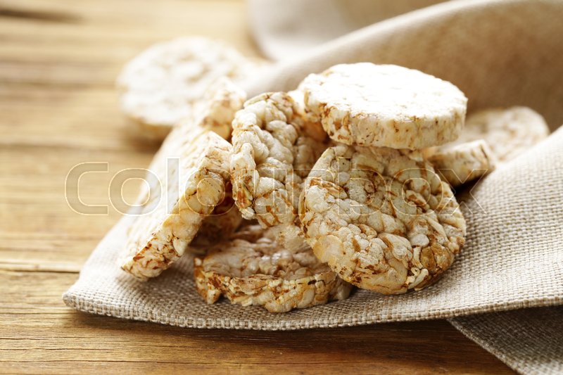Round bread slices of whole wheat ... | Stock image | Colourbox