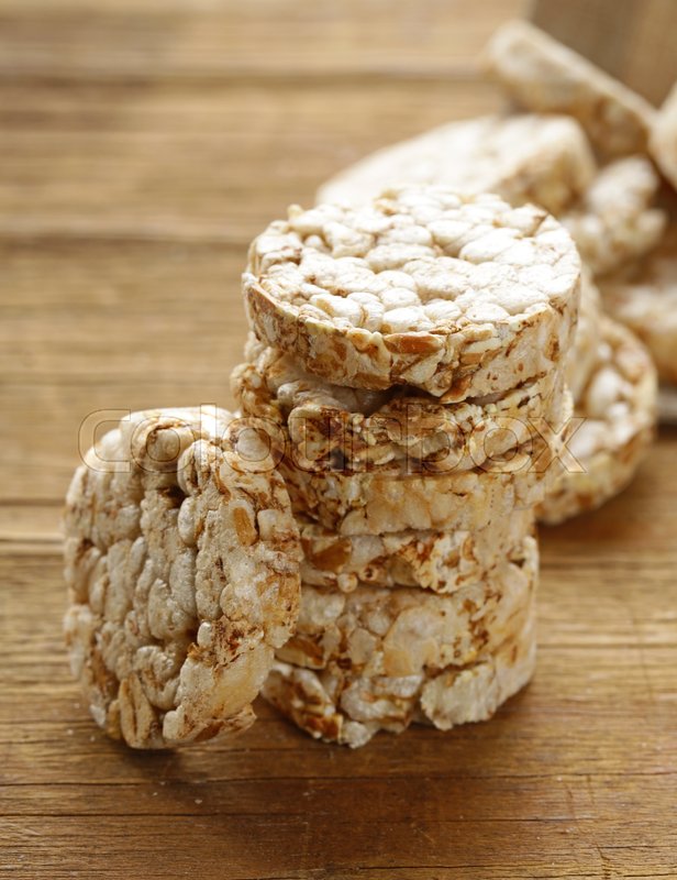 Round bread slices of whole wheat ... | Stock image | Colourbox