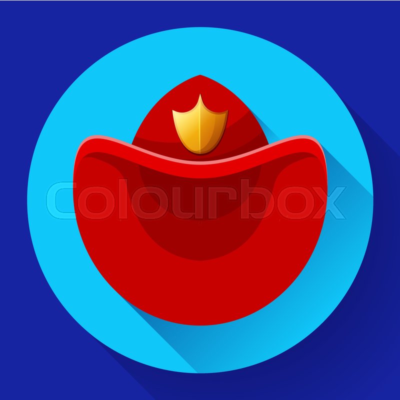 Firefighters hat symbol icon Vector ... | Stock vector | Colourbox