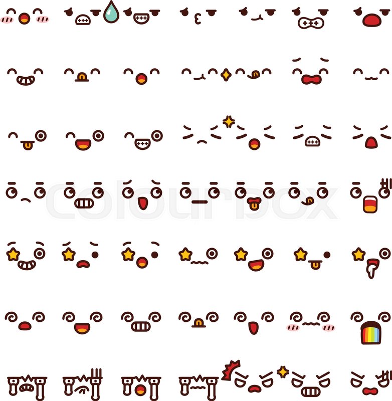 Manga Smiley Face