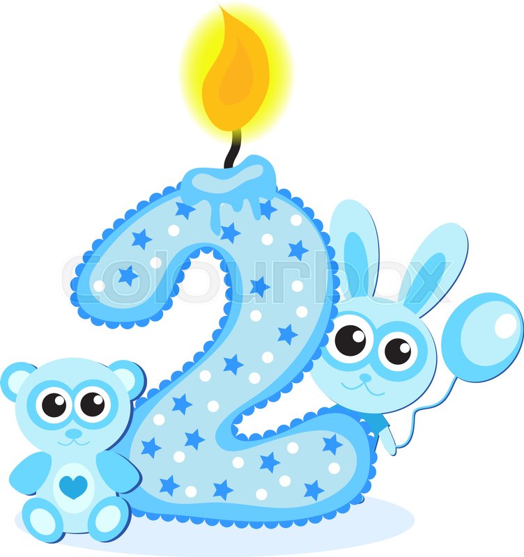 Number 2 Birthday Clipart