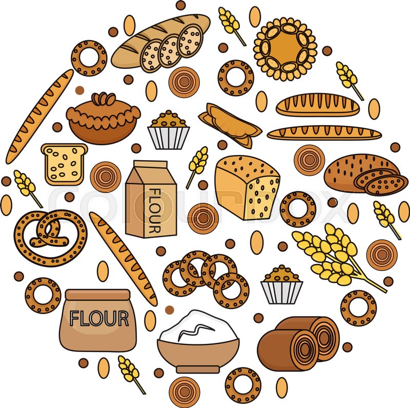 Bakery Products Clipart