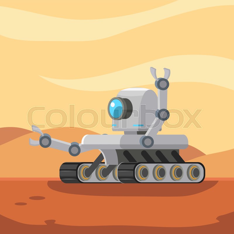 Mars Rover Vector