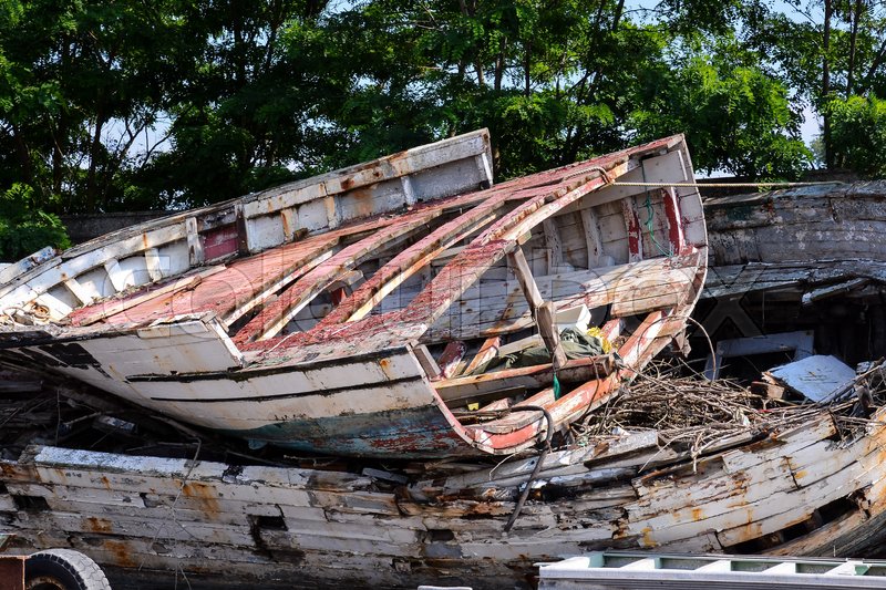 Old Broken Down Boat