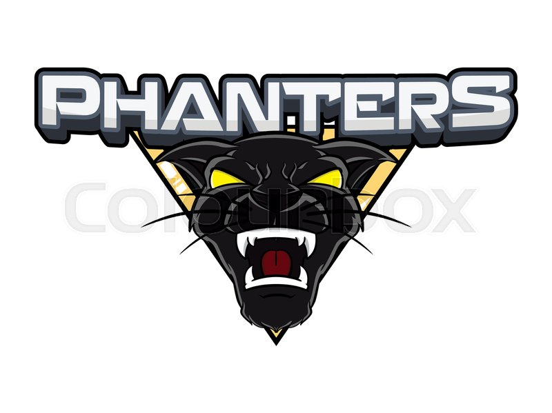 Panthers banner illustration design | Stock vector | Colourbox