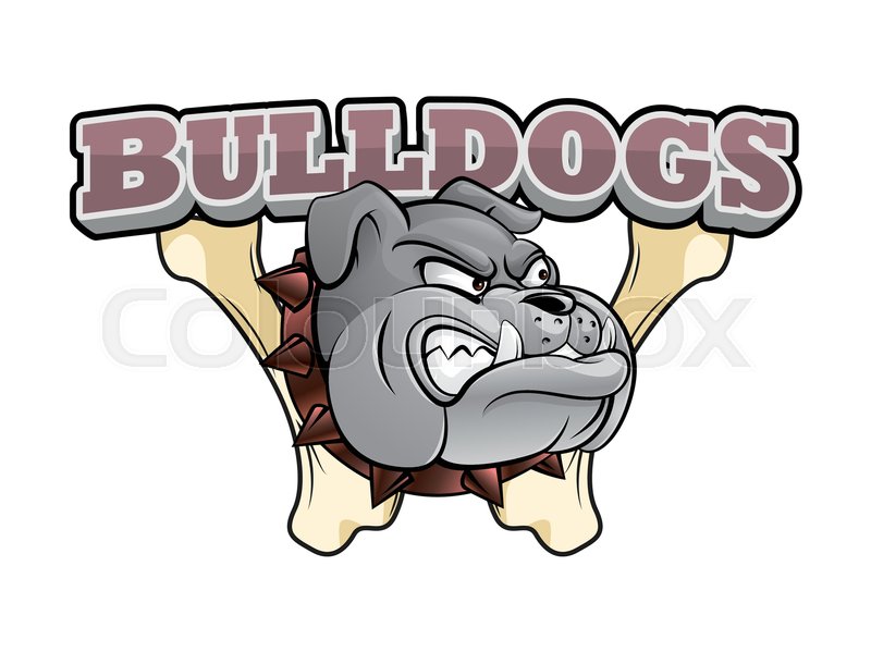 Bulldogs banner illustration design ... | Stock vector | Colourbox