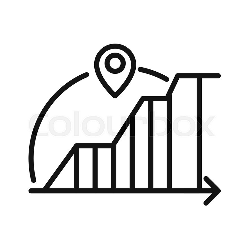 Market trends vector illustration ... | Stock vector | Colourbox