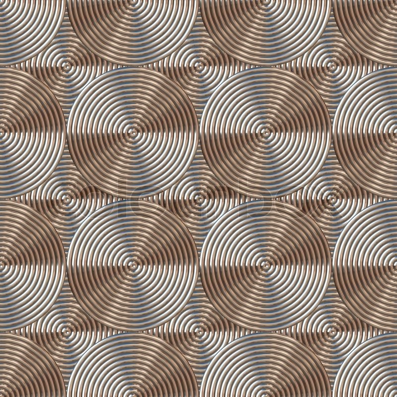 Metal texture with a circular texture ... | Stock image | Colourbox