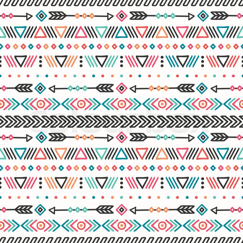 Native American Paper Border