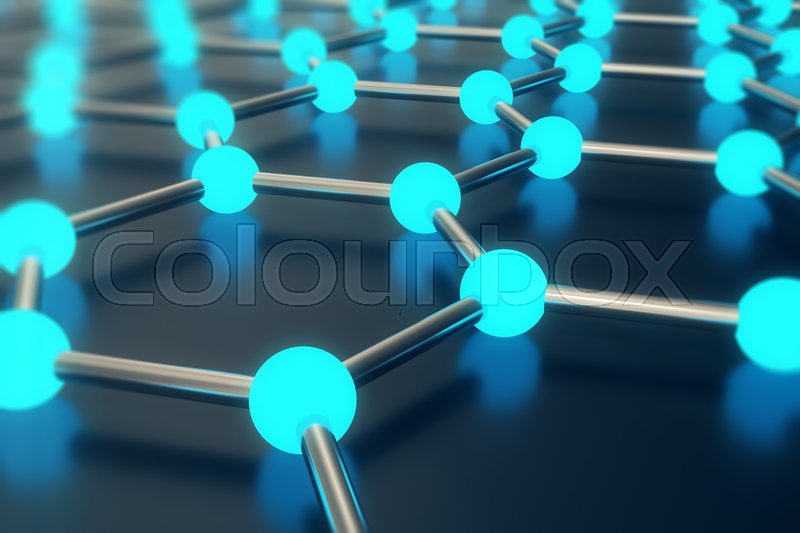 3d Rendering Abstract Nanotechnology Stock Image Colourbox