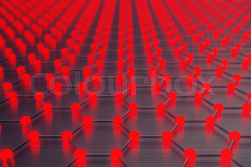 3d rendering red abstract ... | Stock image | Colourbox