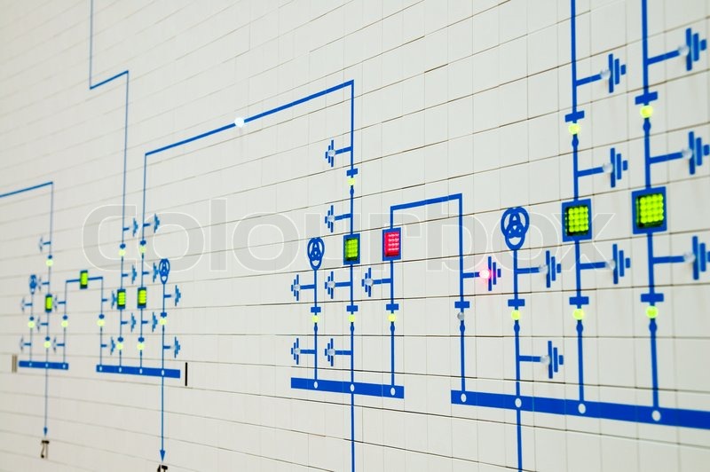 Bestandteil der modernen Elektro- Schema ... | Stock Bild | Colourbox
